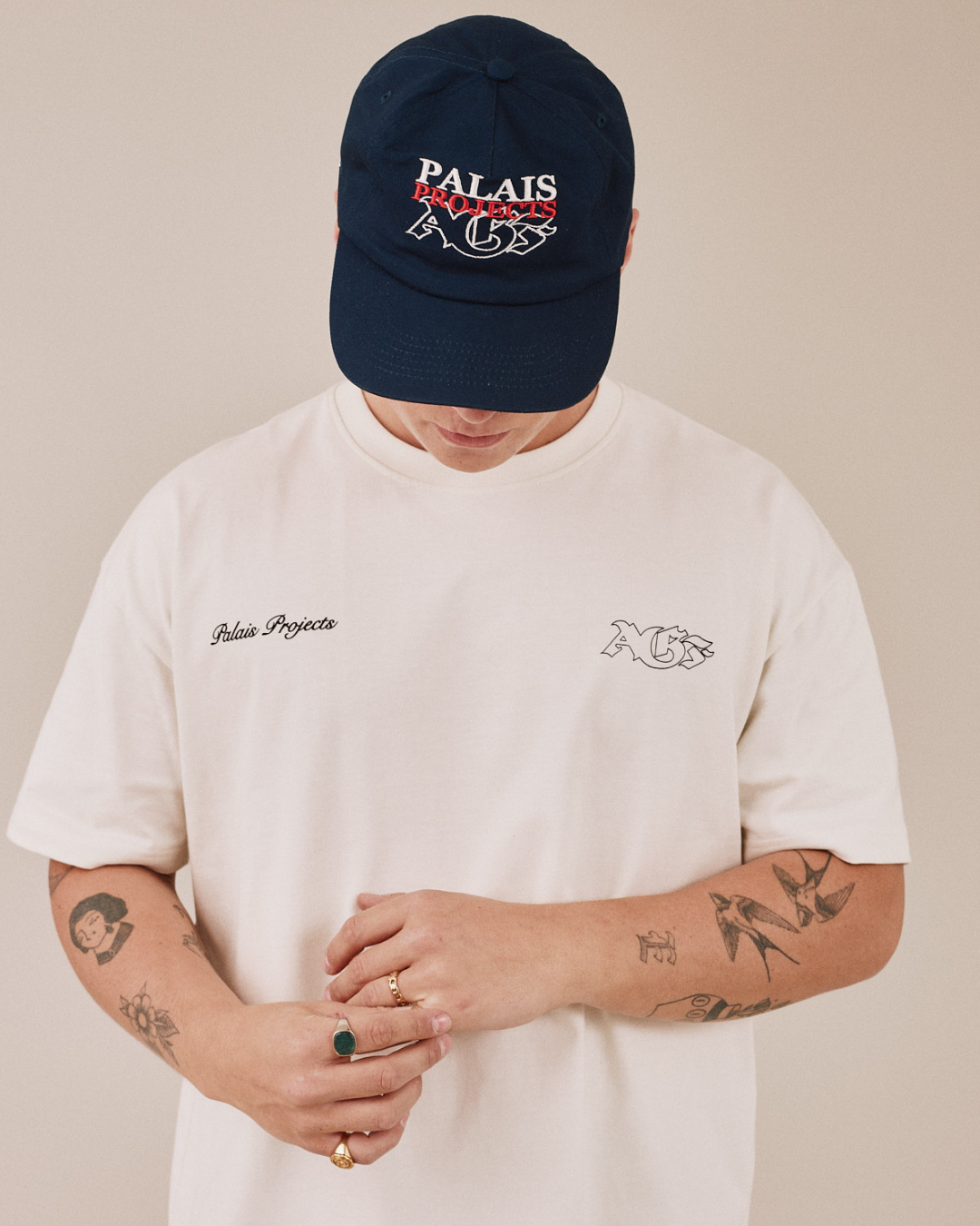 AGF x PALAIS Logo Cap - Navy – Palais Projects